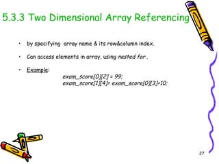 Ch5 array nota | PPT
