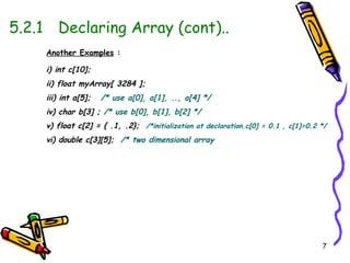 Ch5 array nota | PPT