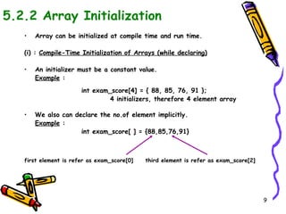 Ch5 array nota | PPT