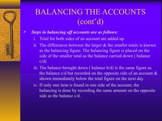 Ch 5 balancing the account and trial balance | PPT