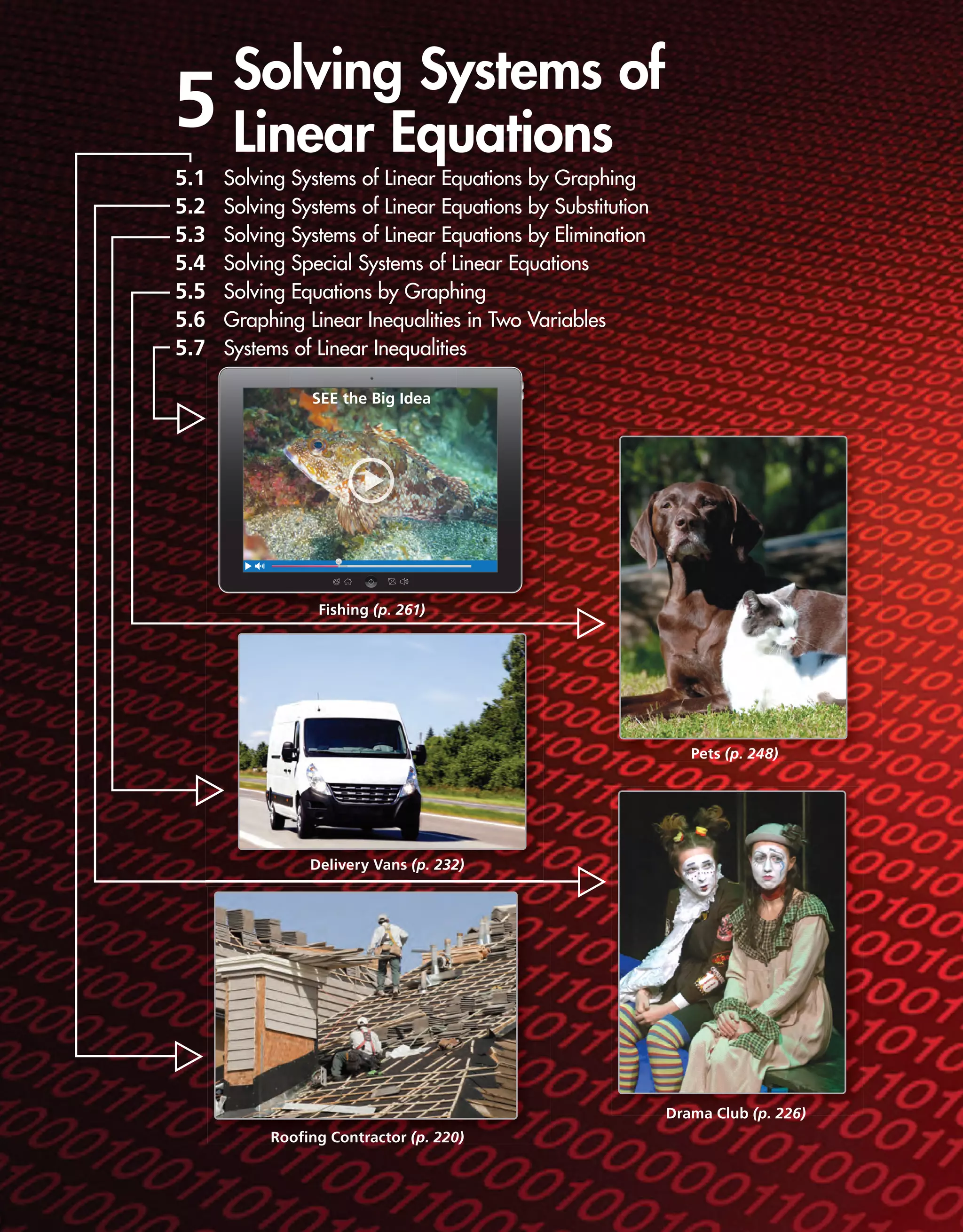 Ch 5 book - systems of linear equations | PDF | Physics | Science