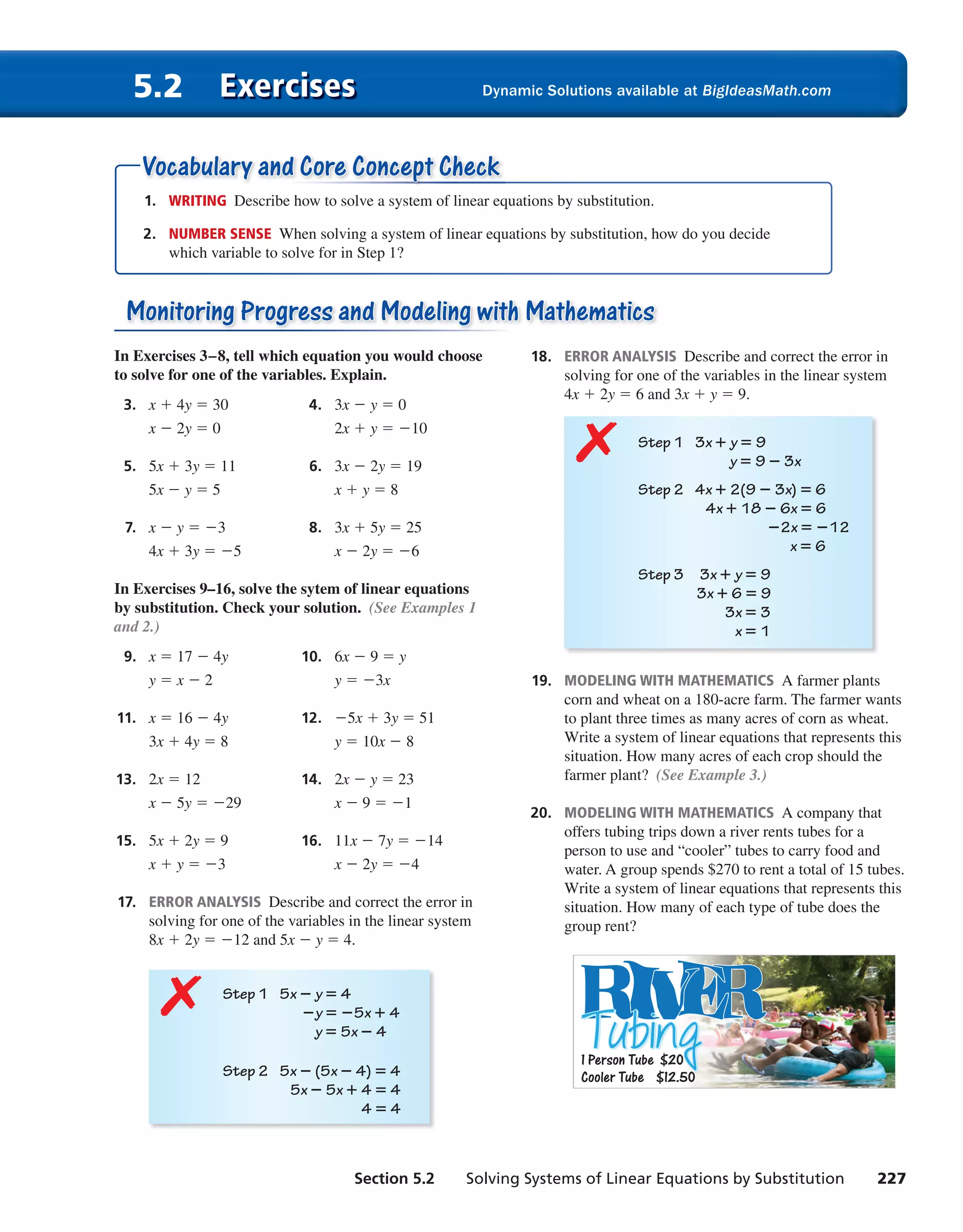 Ch 5 book - systems of linear equations | PDF