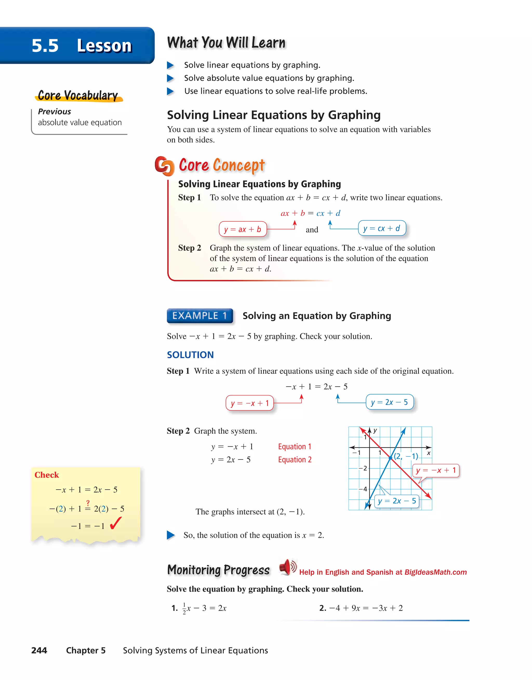 Ch 5 book - systems of linear equations | PDF | Physics | Science