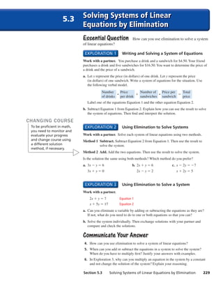 Ch 5 book - systems of linear equations | PDF