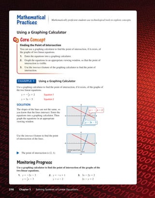 Ch 5 book - systems of linear equations | PDF