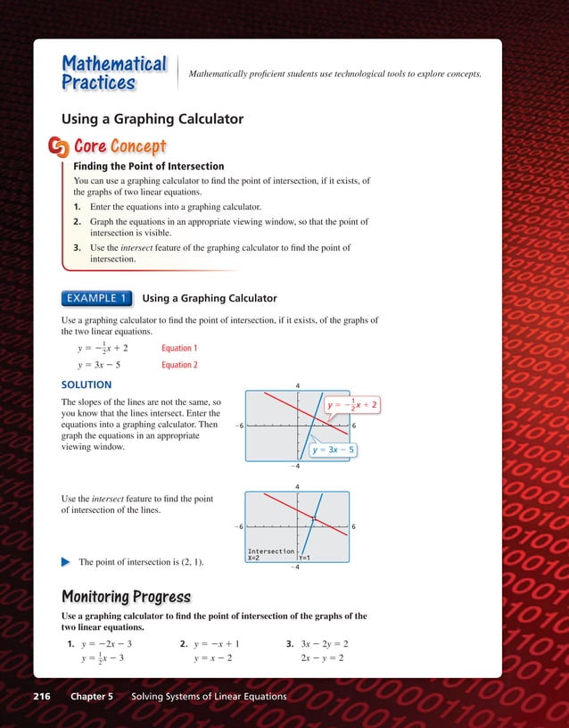 Ch 5 book - systems of linear equations | PDF | Physics | Science