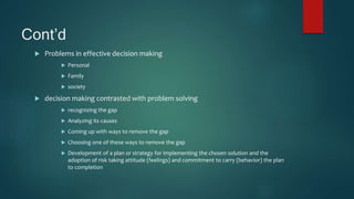 career decision making | PPTX