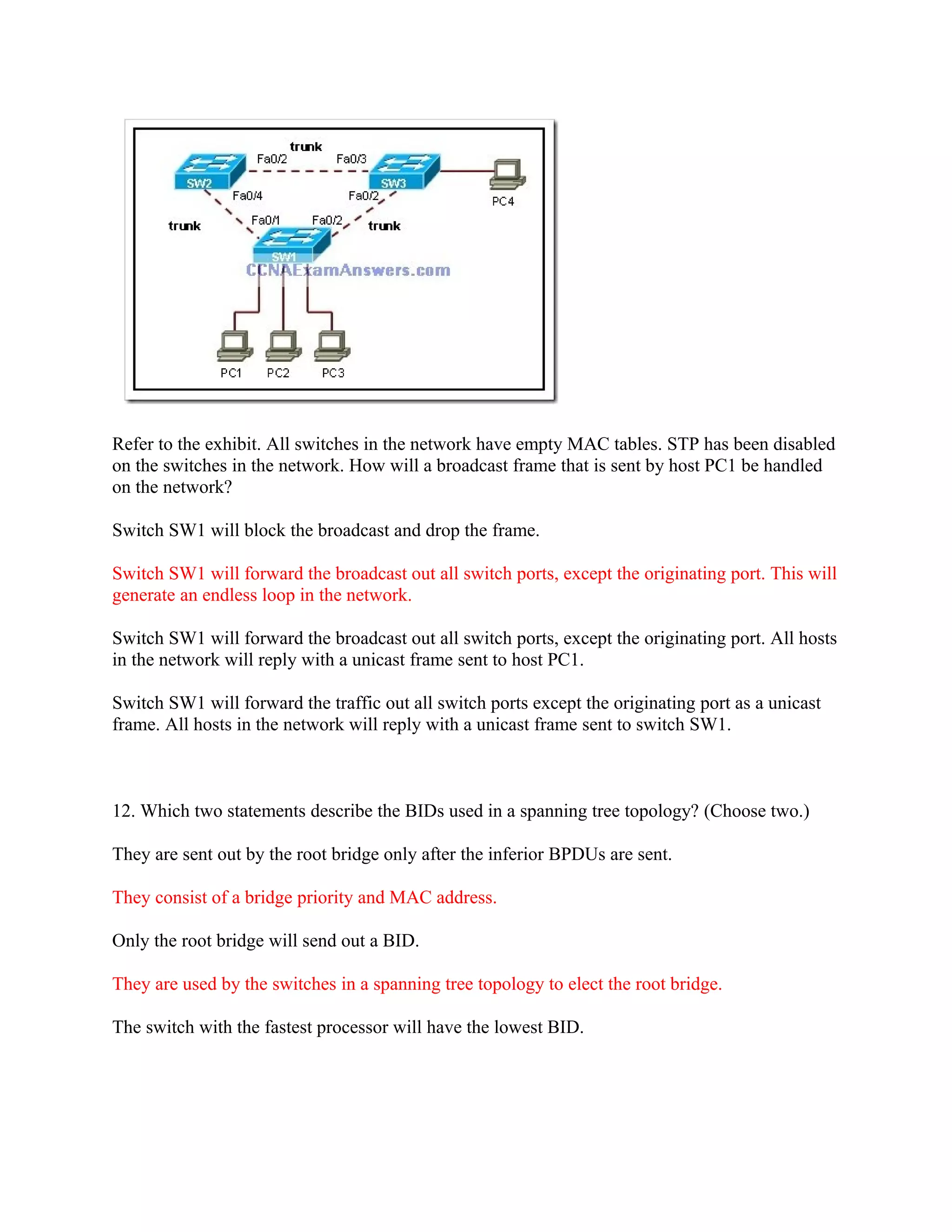 Ch5 ccna exploration 3 lan swtching and wireless | DOC