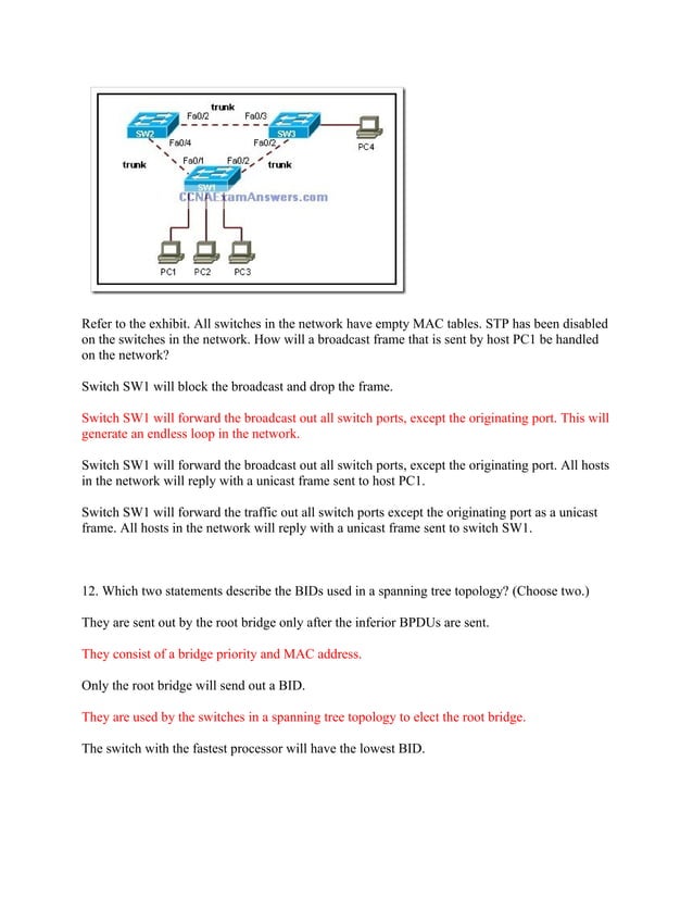 Ch5 ccna exploration 3 lan swtching and wireless | DOC