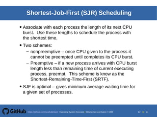 Operating System-Ch5 cpu scheduling | PPT