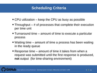 Operating System-Ch5 cpu scheduling | PPT