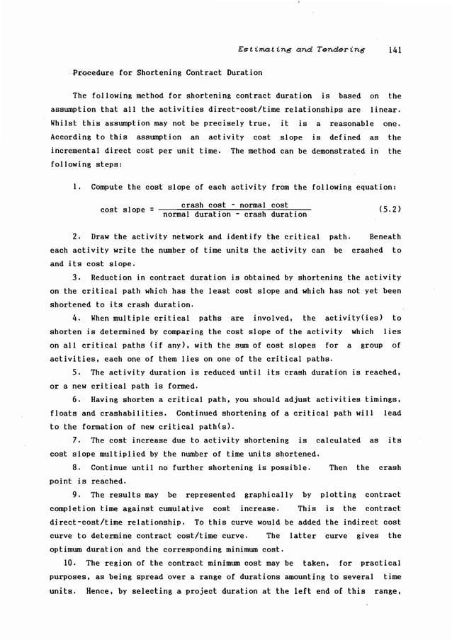 Ch 5 estimating and tendering | PDF