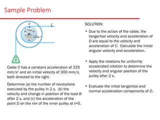 Dynamics pulley porblems chpter 5 | PPT