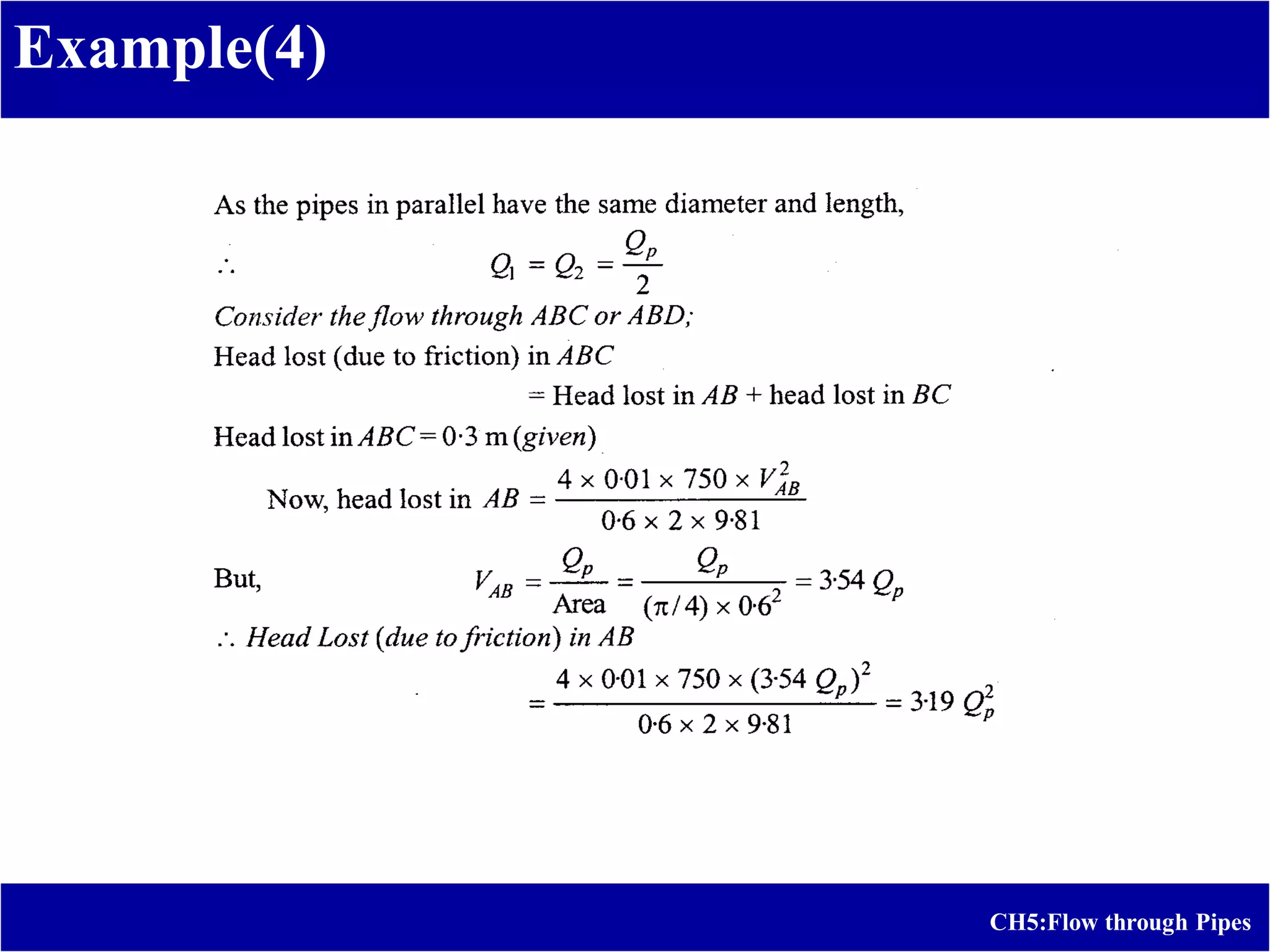 Flow through pipes | PDF