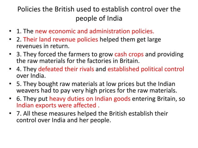 Ch 5 impact of british rule on india | PPT