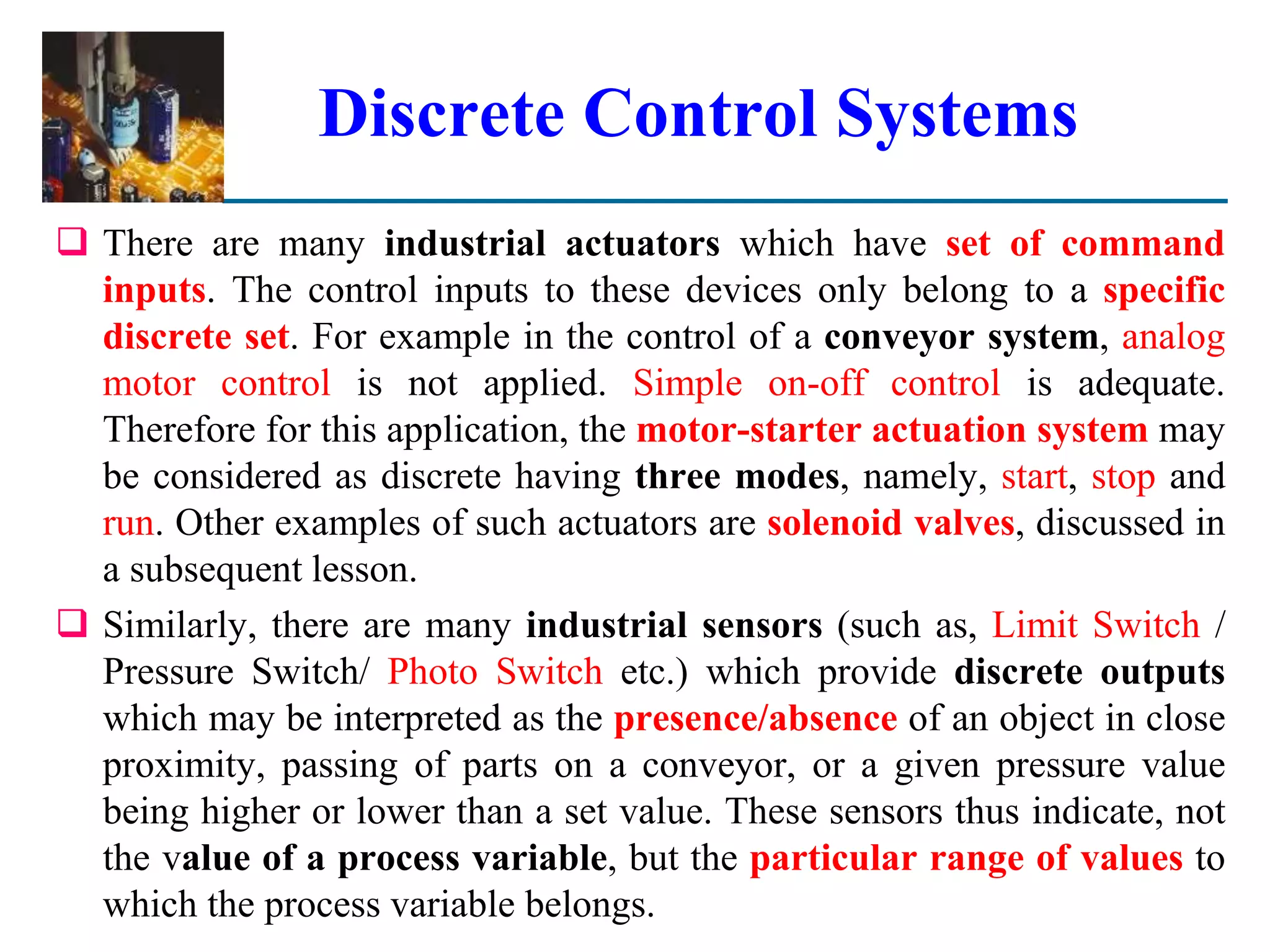 Ch 5 Industrial Control Systems.ppt | Operating Systems | Computer Software and Applications