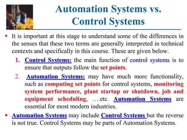 Ch 5 Industrial Control Systems.ppt | Operating Systems | Computer ...
