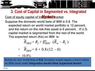 Ch 5 international capital structure and cost of capital latest | PPTX