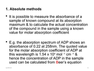 Ch 5 Measurement procedures and calculations in spectrophotometer2.ppt