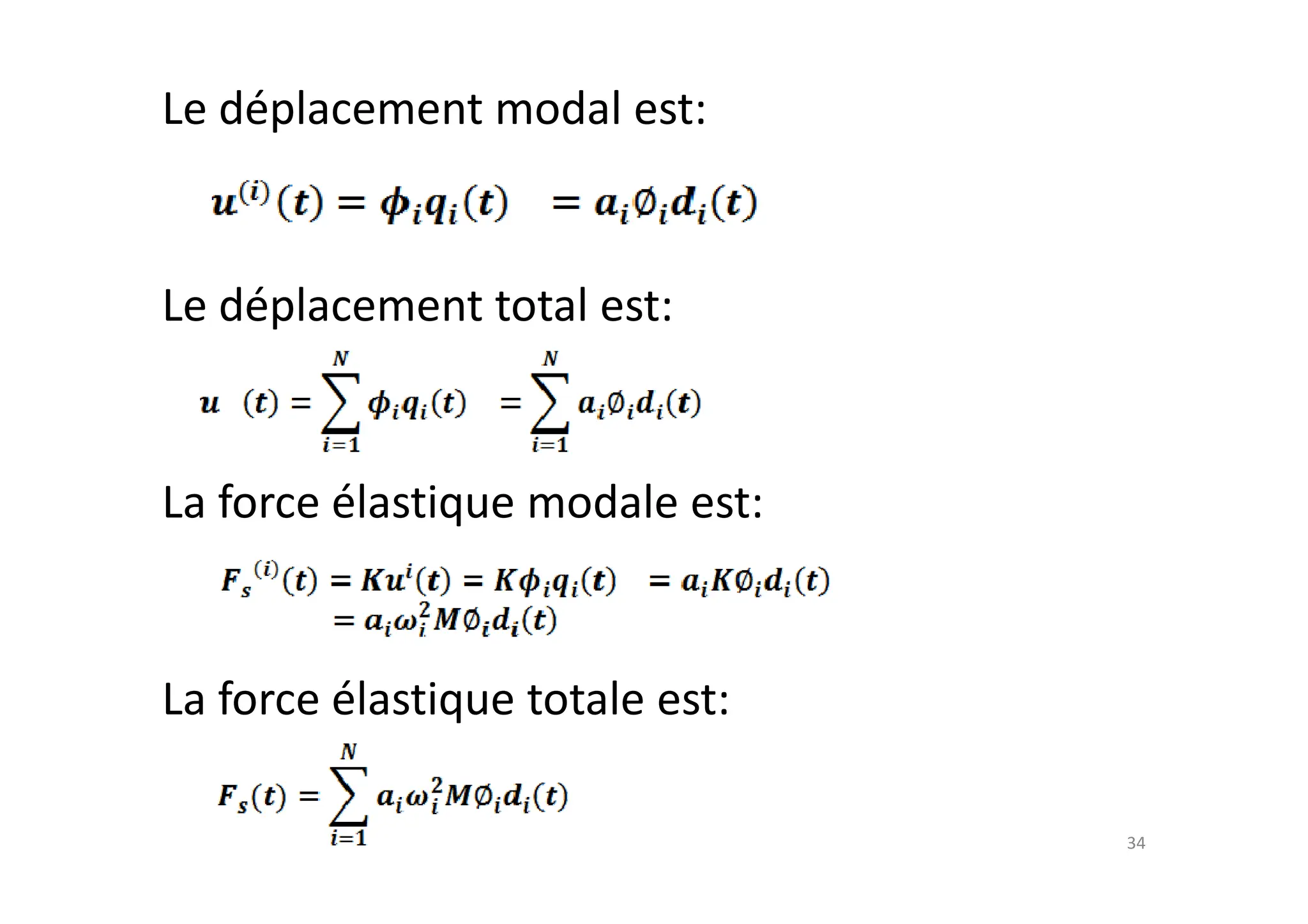 Ch5méthode Dynamique Modale Spectrale 1pdf 