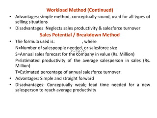 Ch5 organizing and staffing the salesforce11111 | PPTX