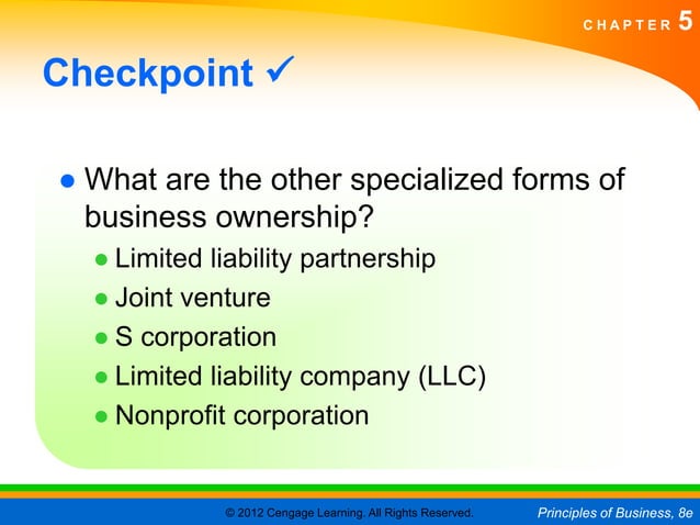 CH 5 PPT.ppt | Business Administration | Business