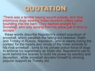 Animal Farm Ch 5 ppt | PPTX