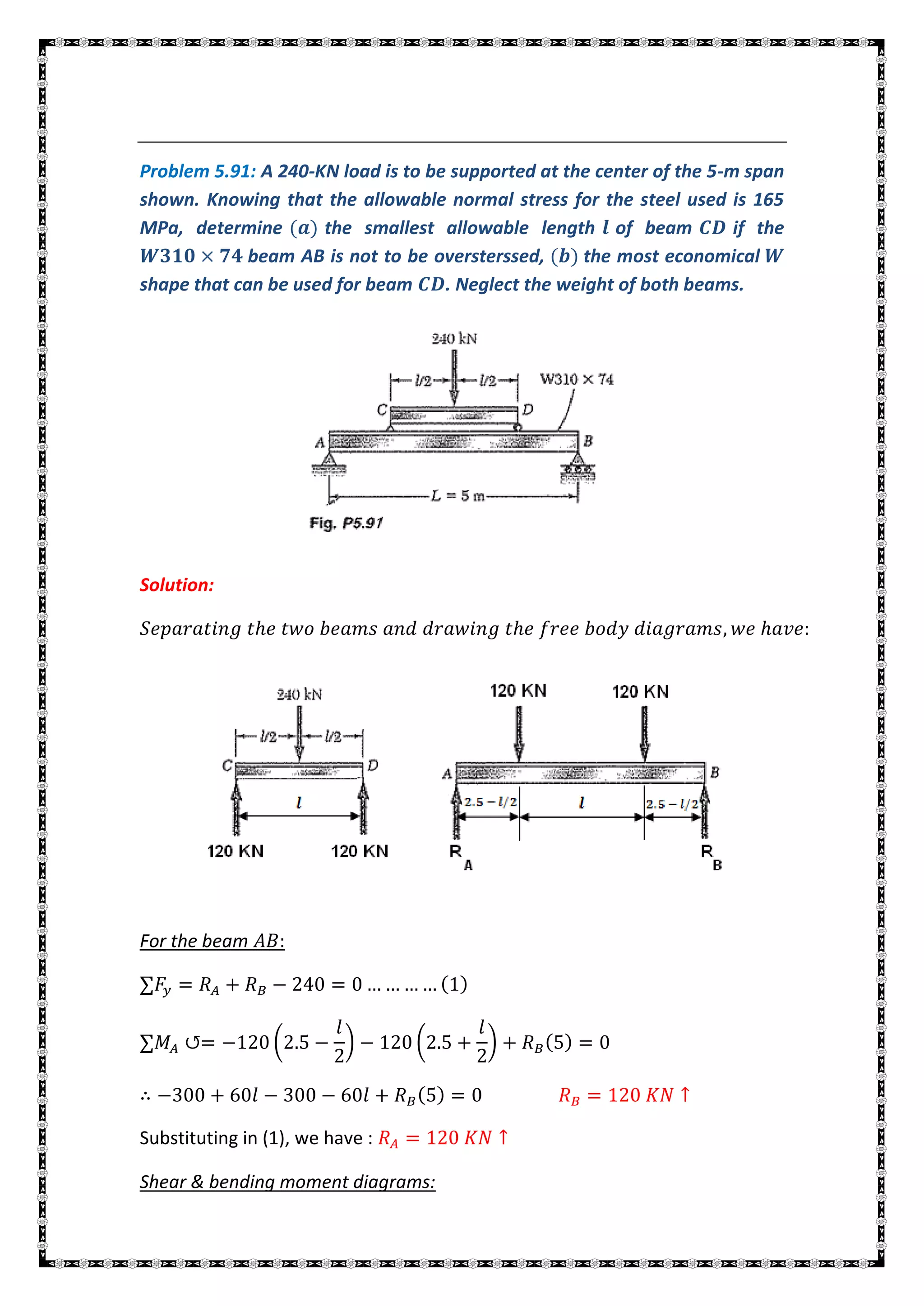 Ch 5 problems | PDF