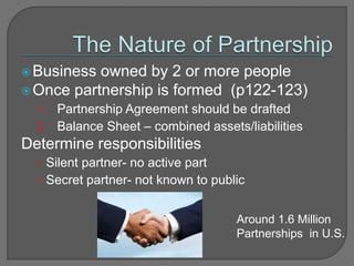Ch 5 proprietorship & partnerships | PPT