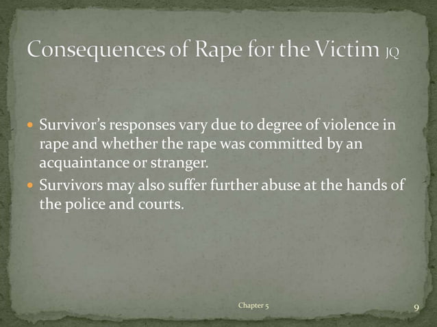 Ch5 rape | PPT