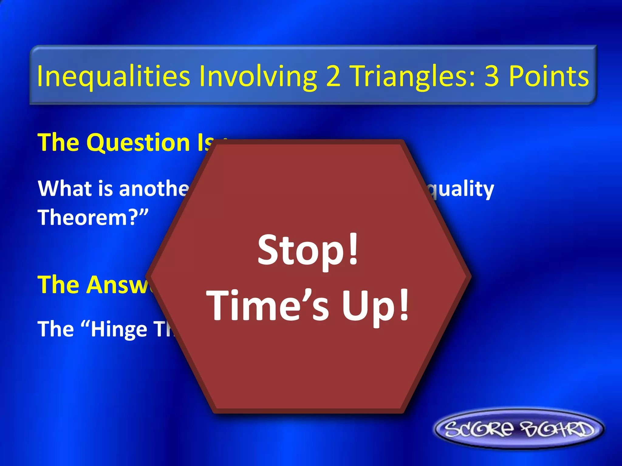 Relationships in Triangles | PPTX | Physics | Science