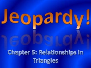 Relationships in Triangles | PPTX | Physics | Science