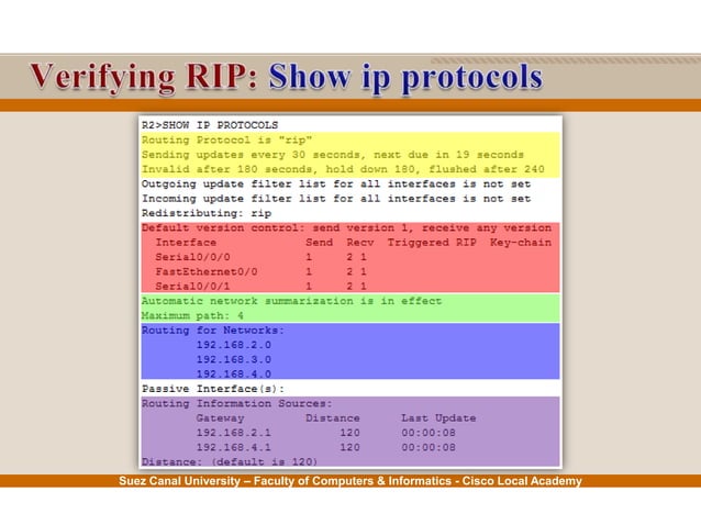 Routing Protocols and Concepts: Ch5 - Routing Information Protocol (RIP v1) | PPT