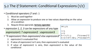 Ch5 Selection Statements | PPT