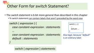 Ch5 Selection Statements | PPT