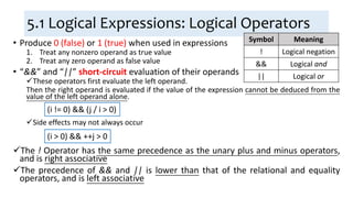 Ch5 Selection Statements | PPT