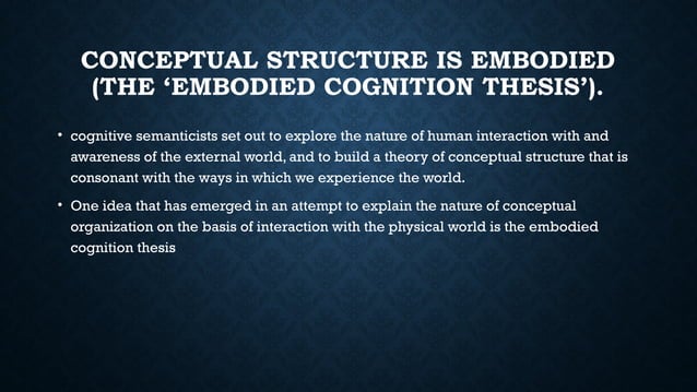Introduction to cognitive semantics.pptx | Science