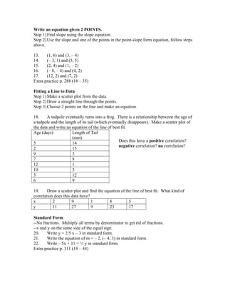 A1 Chapter 5 Study Guide | PDF