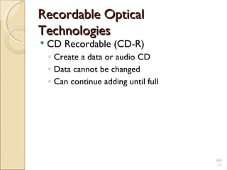 Ch5 storagedevices(updated) | PPT