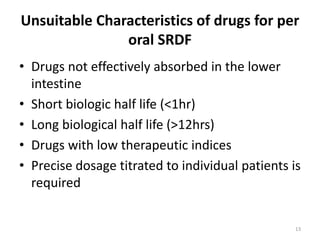Ch 5 sustained release dosage forms industrial pharmacy | PPTX