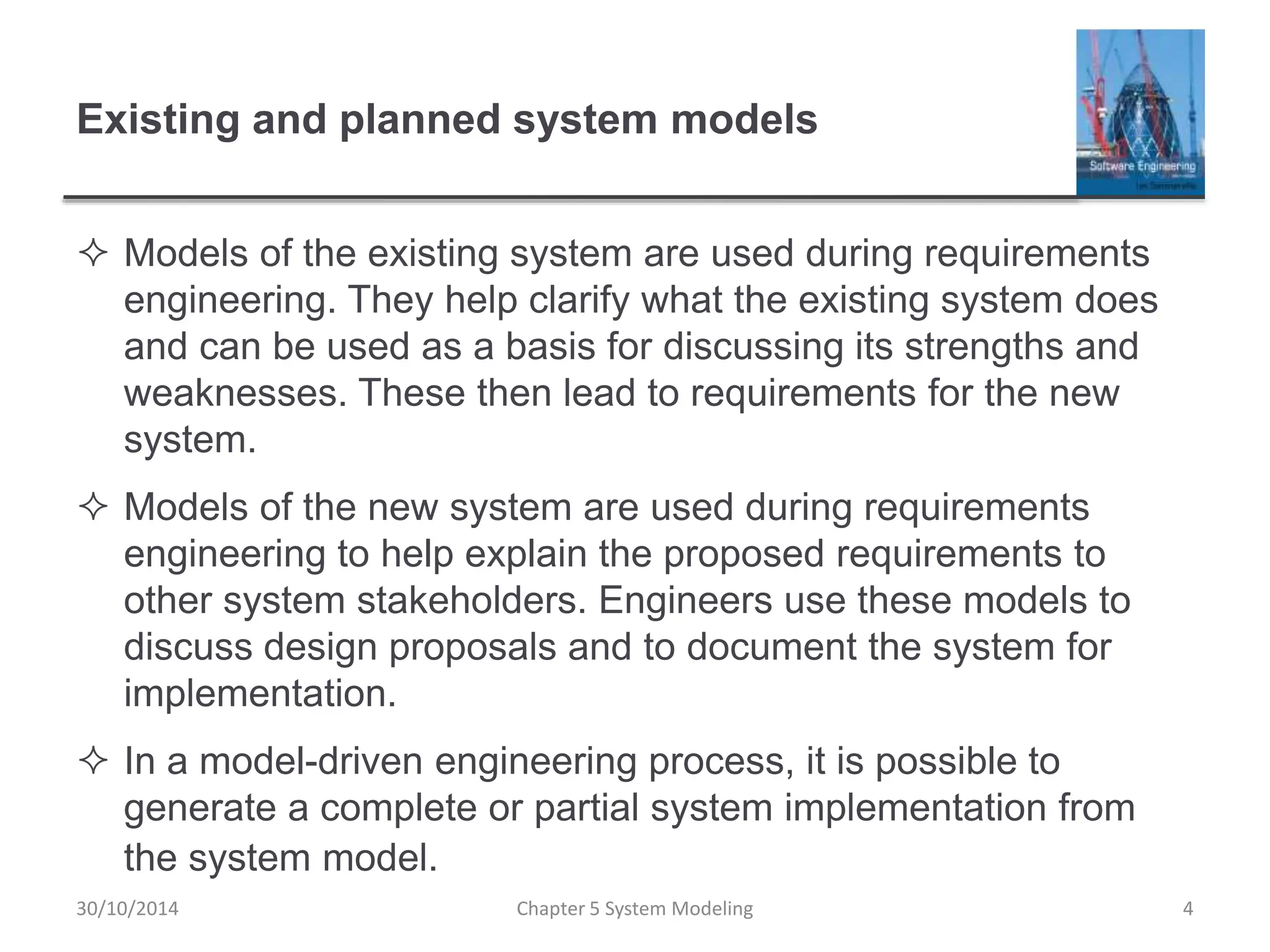 software engineering Chapter 5 System modeling.pptx