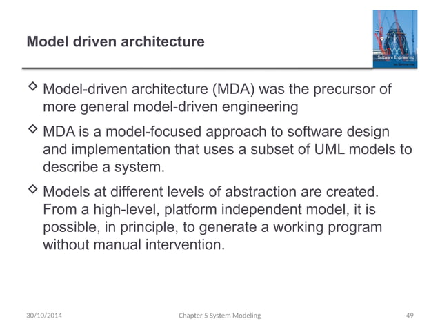 Ch5 System modeling globally availabless | PPT