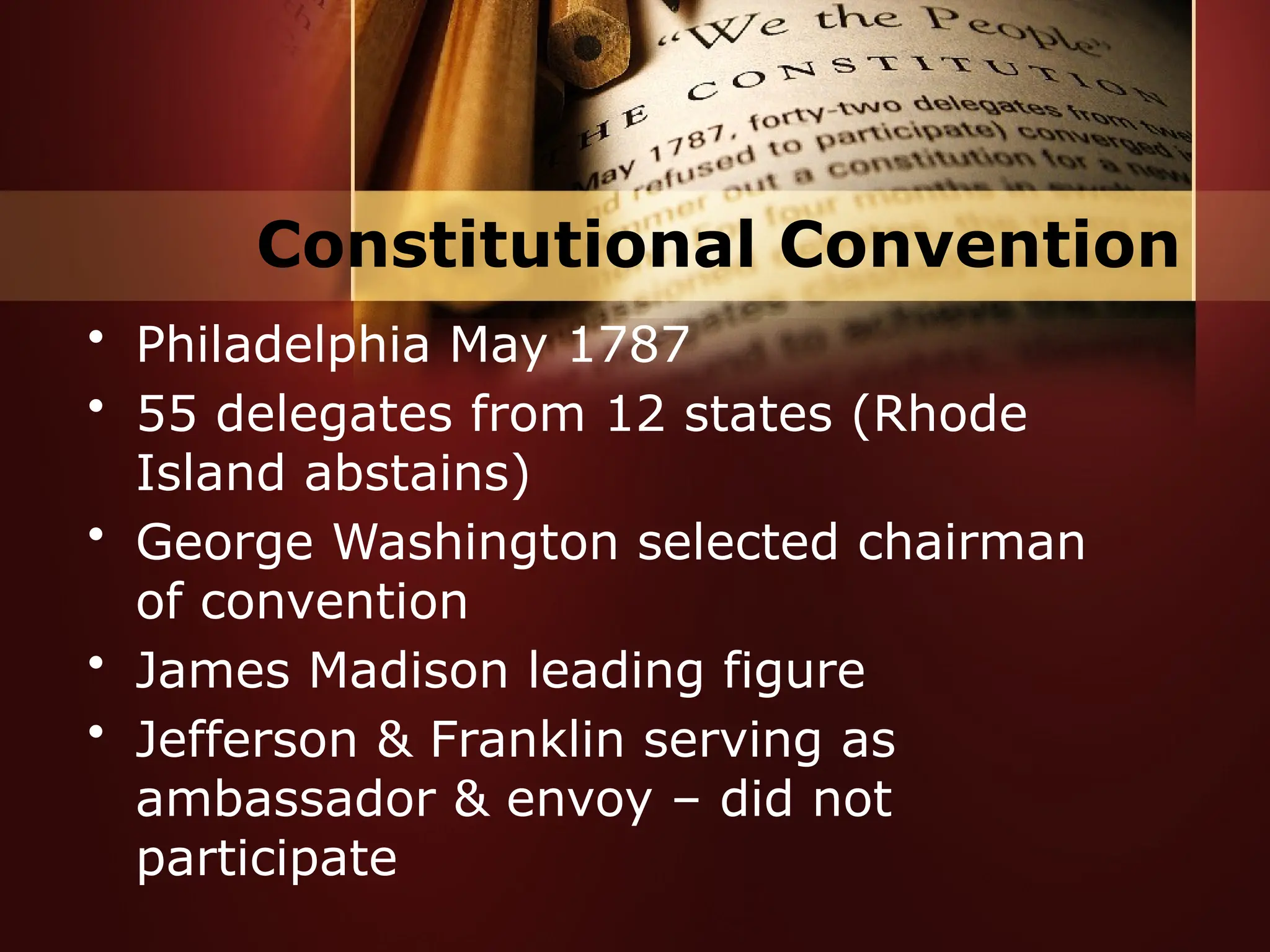 Chapter 5 The Constitution of the United States | PPTX