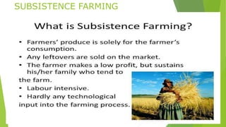 Ch5 types of agriculture | PPT