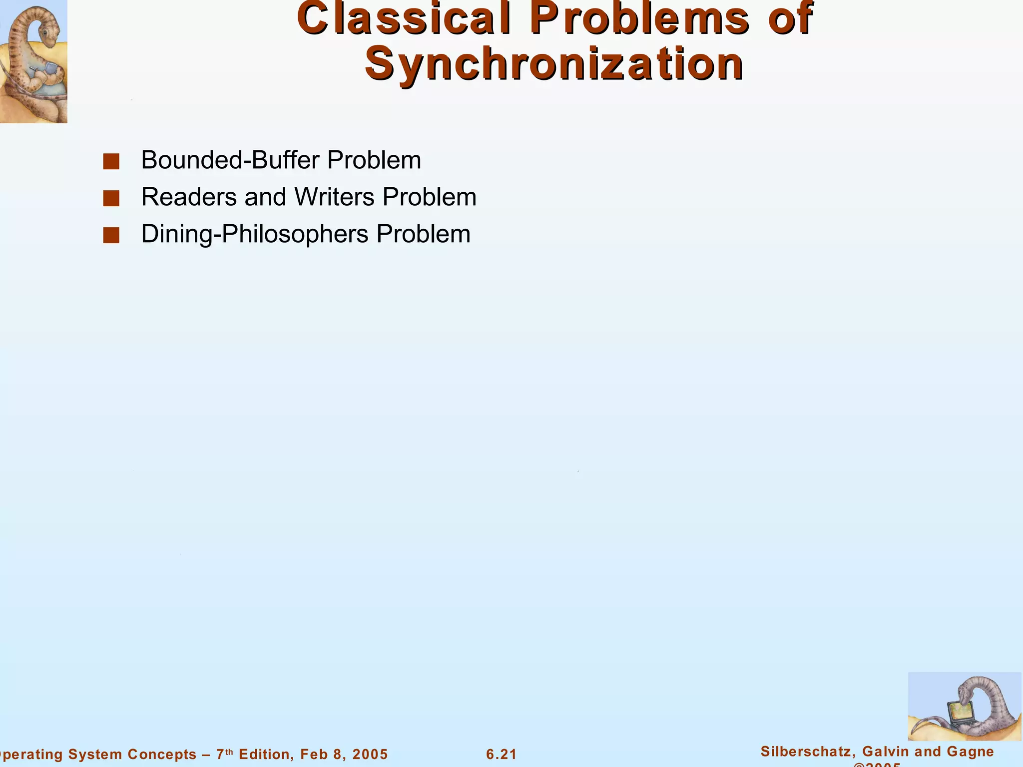 Chapter 6 - Process Synchronization | PPT