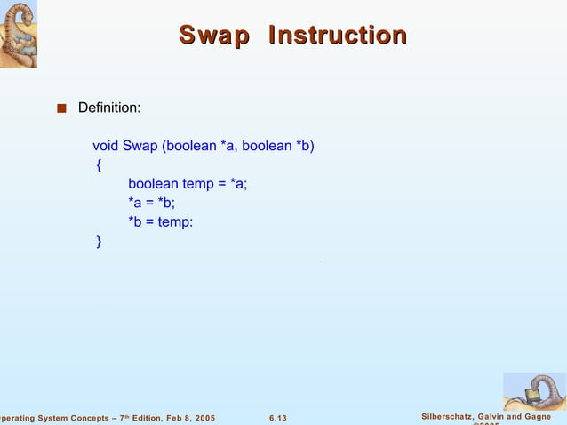Chapter 6 - Process Synchronization | PPT | Databases | Computer Software and Applications