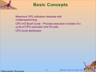 Galvin-operating System(Ch6) | PPT