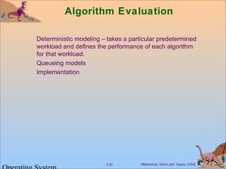 Galvin-operating System(Ch6) | PPT