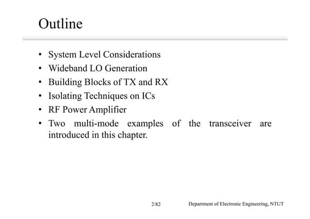 Multiband Transceivers - [Chapter 6] Multi-mode and Multi-band ...