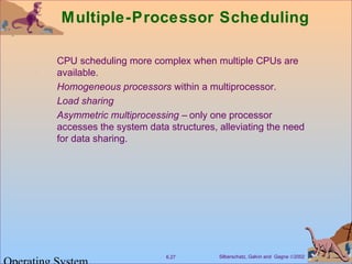 Ch6: CPU Scheduling | PPT